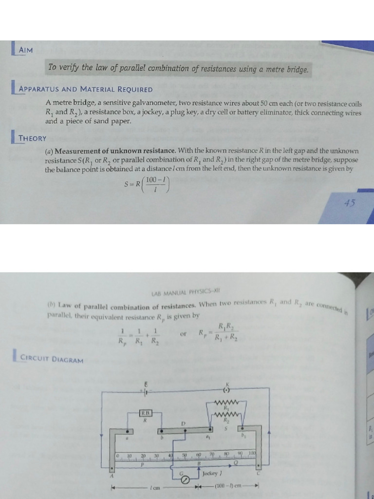 Physics Practical Sec-1 (Exp-3) | PDF