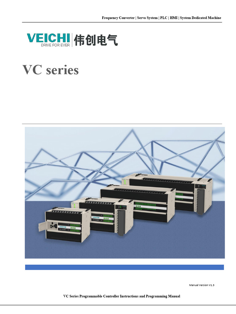 VC Series PLC Basic Programming Manual v1.0 | PDF