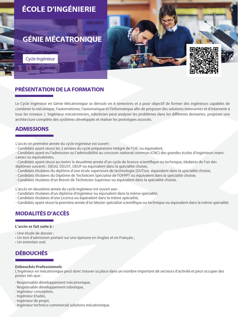 Genie Mecatronique | PDF