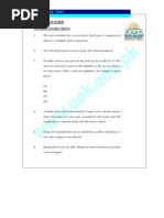Institute of Business Management (Iobm) : Sample Test Paper | PDF