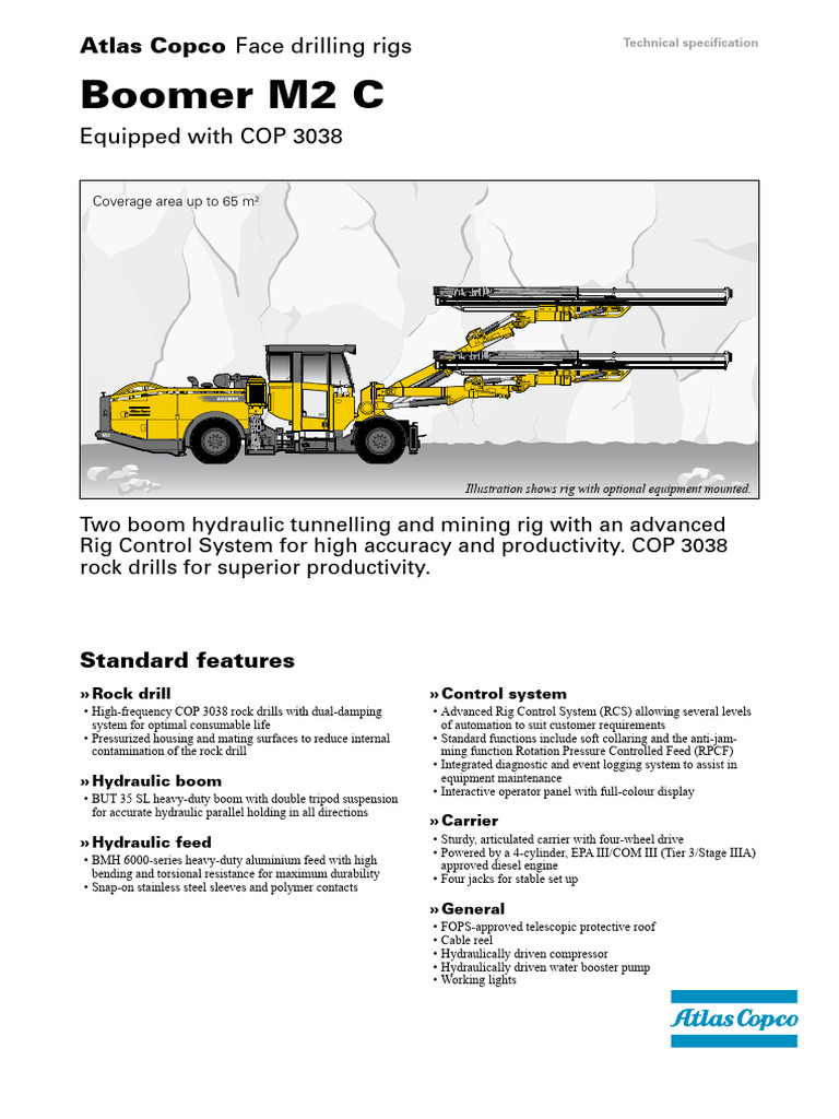 Epiroc Feed Beams On M2C | PDF