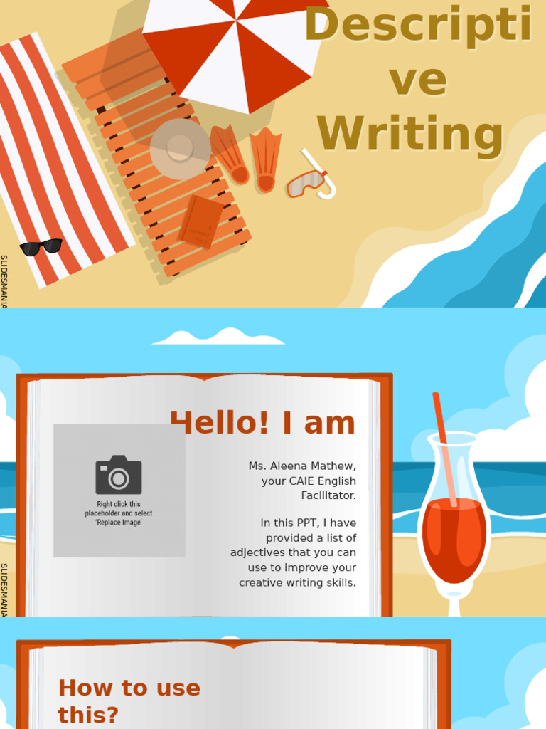 Creative Writing Guide 7D - English | PDF