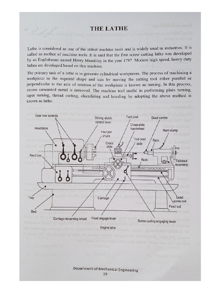 2- the lathe | PDF