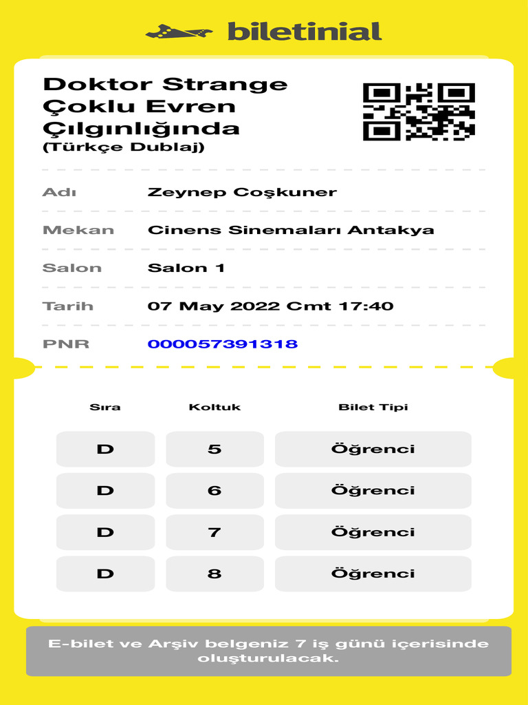 Bilet Kontrol - BiletiniAl | PDF