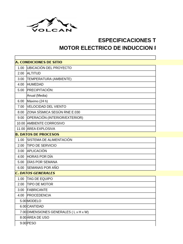 HDT Motor de Induccion 3000 HP 19042024 | PDF