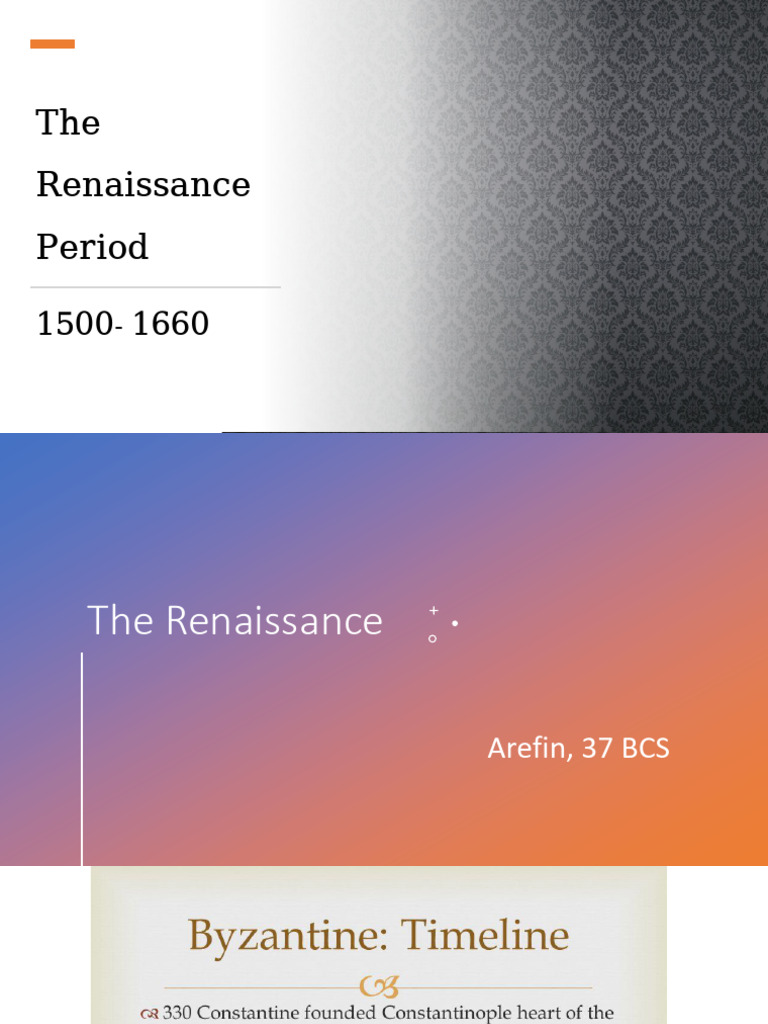 Lecture-3,4 Renaissance Full | PDF