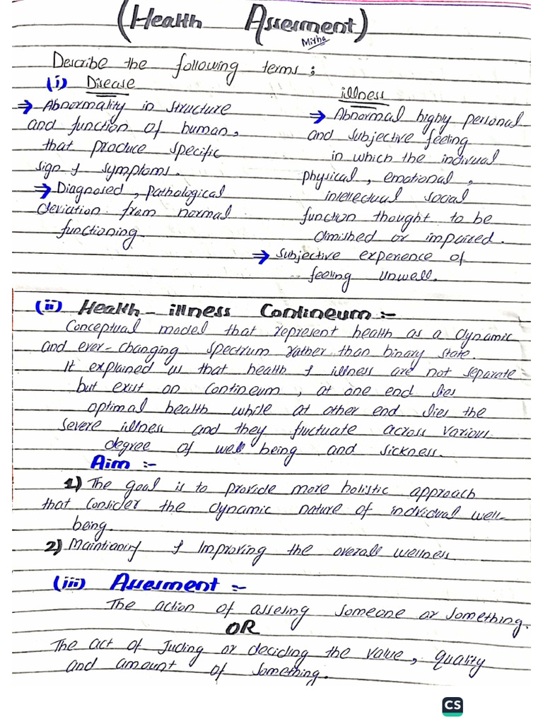 Solved Question of Health Assessment Checklist Provided by Mirha | PDF Solved Question of Health Assessment Checklist Provided by Mirha | PDF