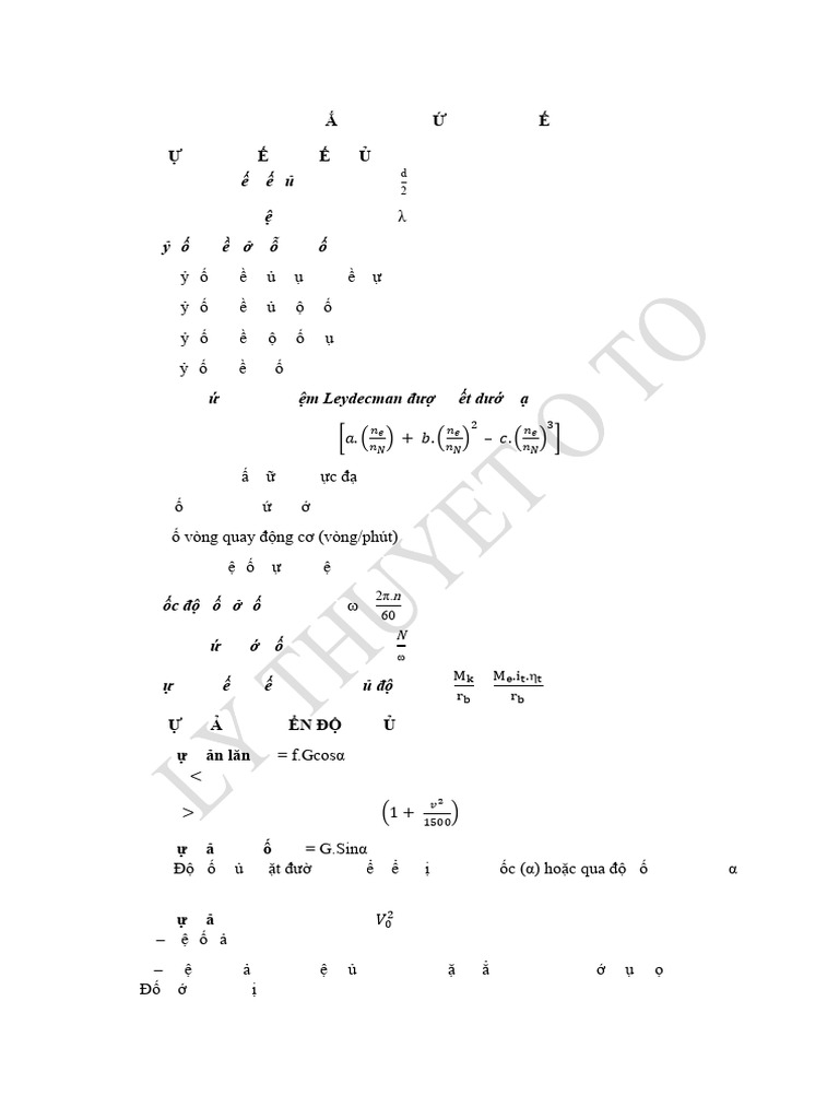Tóm Tắt Cthuc LTOT | PDF