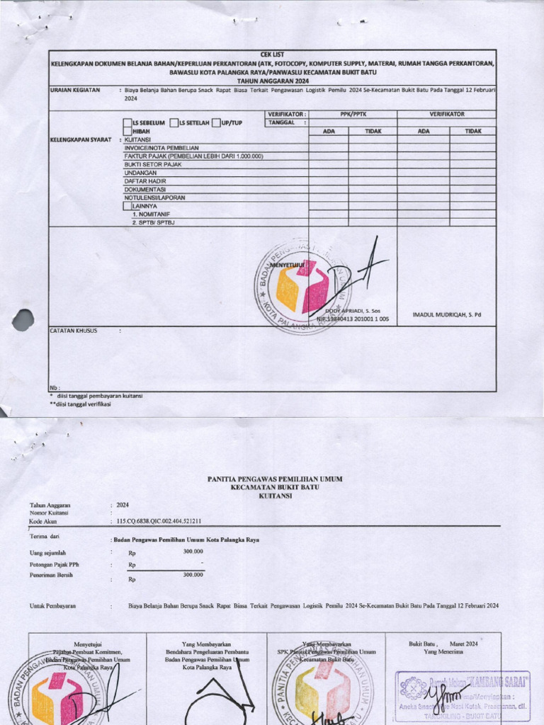 Snack Rapat Biasa - 0001 | PDF