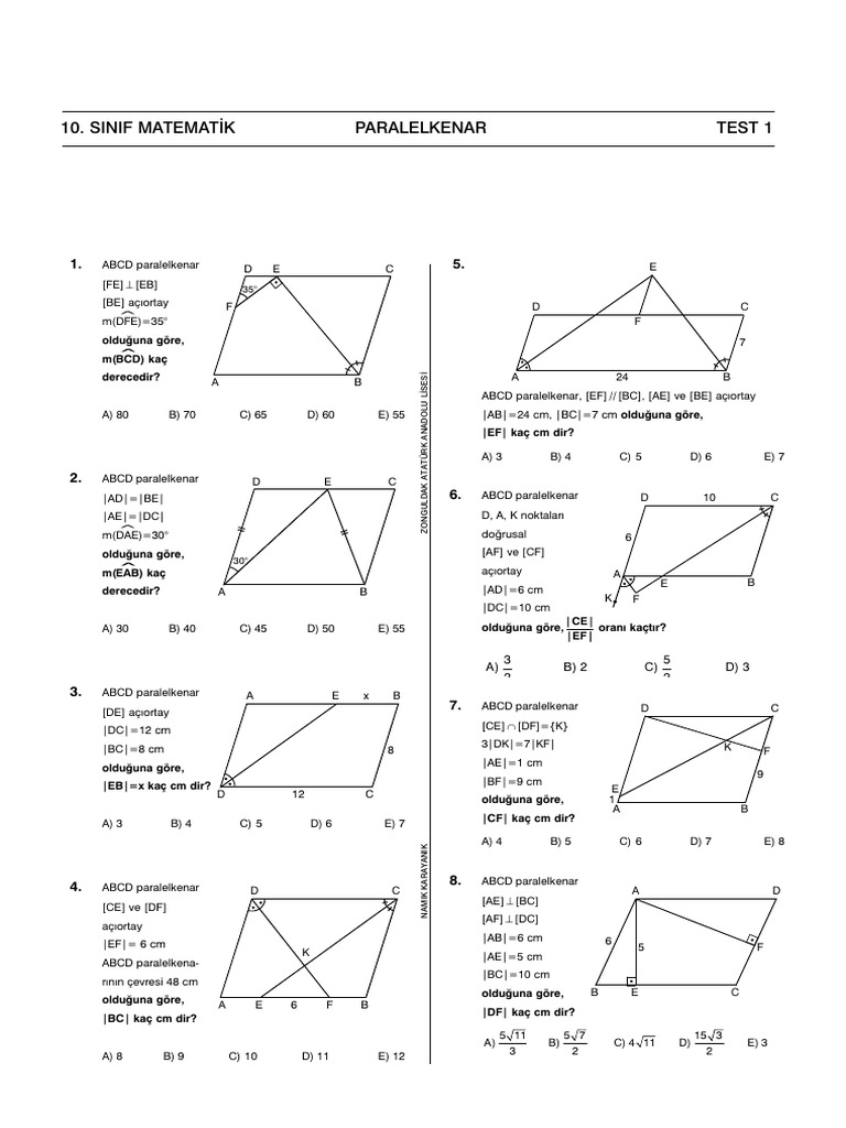 Paralelkenar 1 | PDF