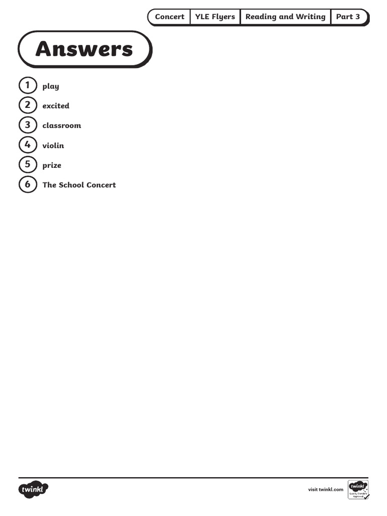 Rea + Wri Part 3 - Key | PDF
