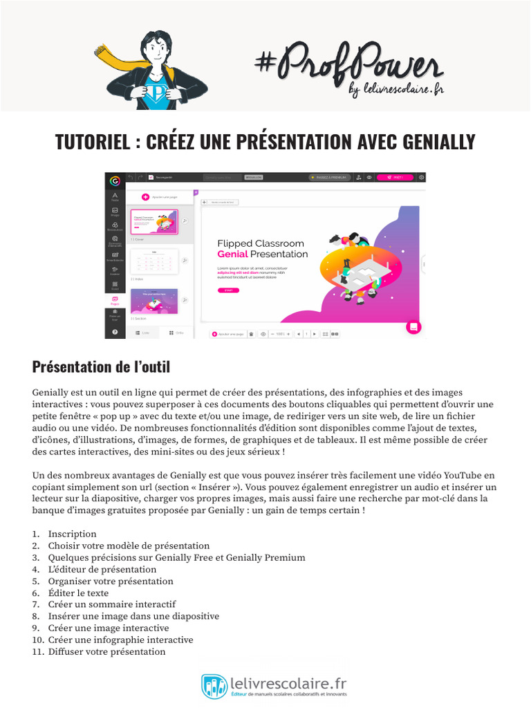 Tutoriel Genially | PDF