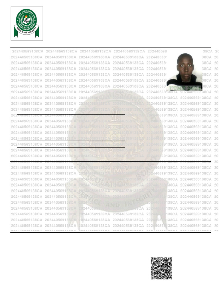 Alozie Desire Asah Result Slip 240913 134117 | PDF