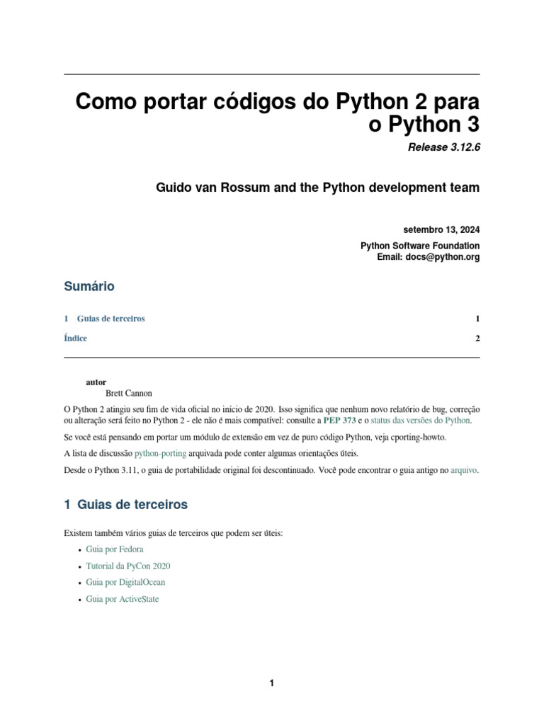 Howto Pyporting | PDF