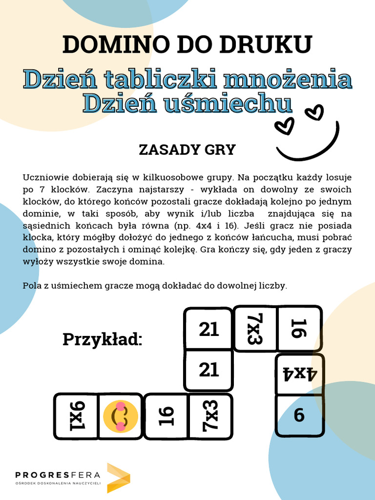 Domino-tabliczka-mnozenia | PDF