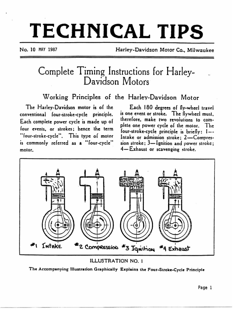 Harley Davidson Tech Tips TT10 | PDF | Vehicles | Rotating Machines