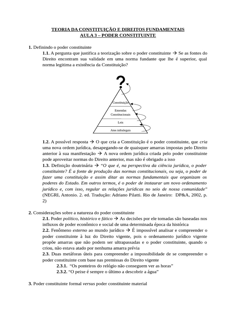 Poder Constituinte | PDF