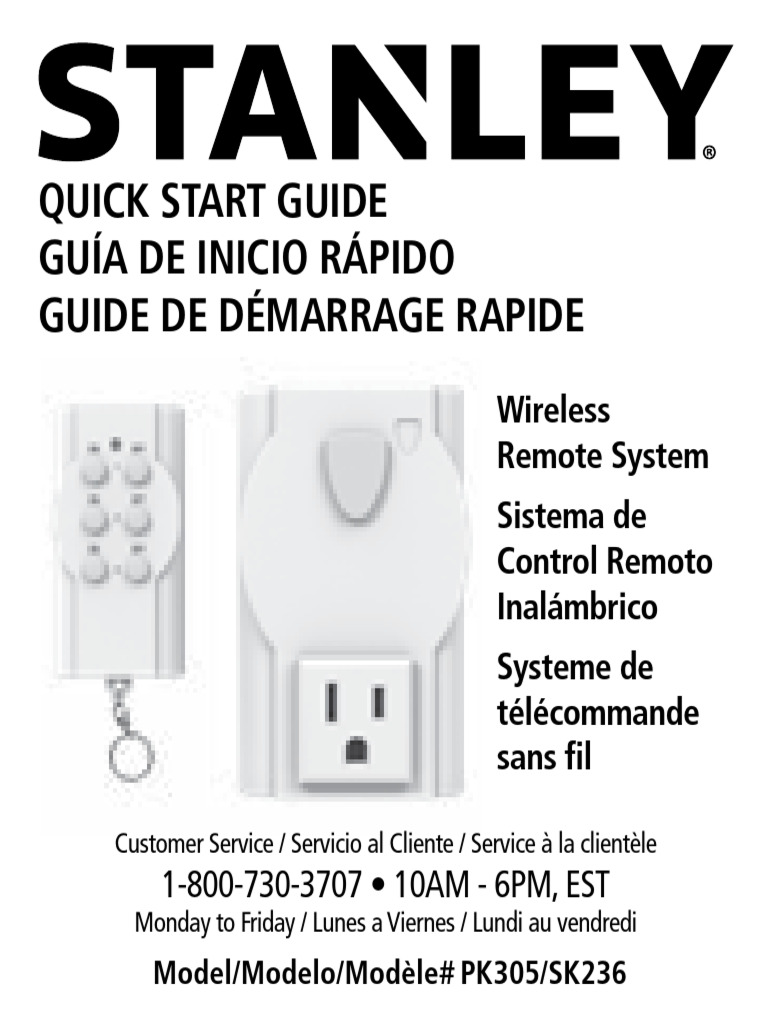 Stanley 3 Remote | PDF