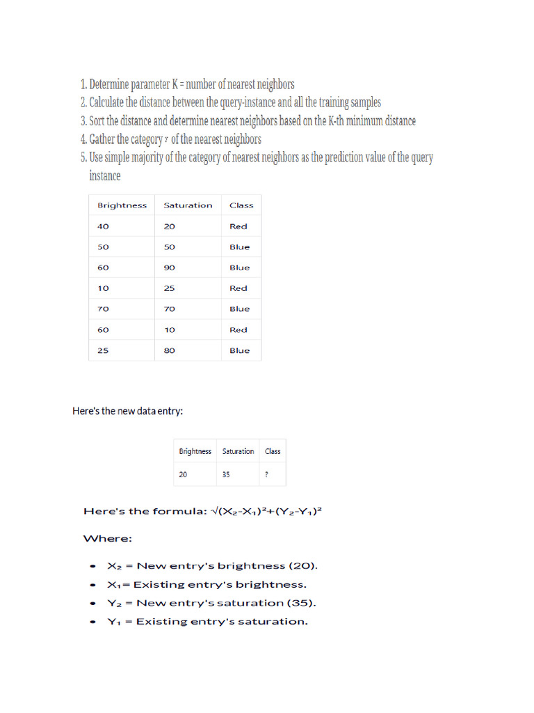 KNN Classification | PDF