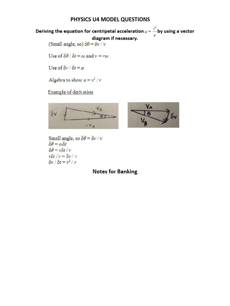 Physics U4 Model Questions | PDF