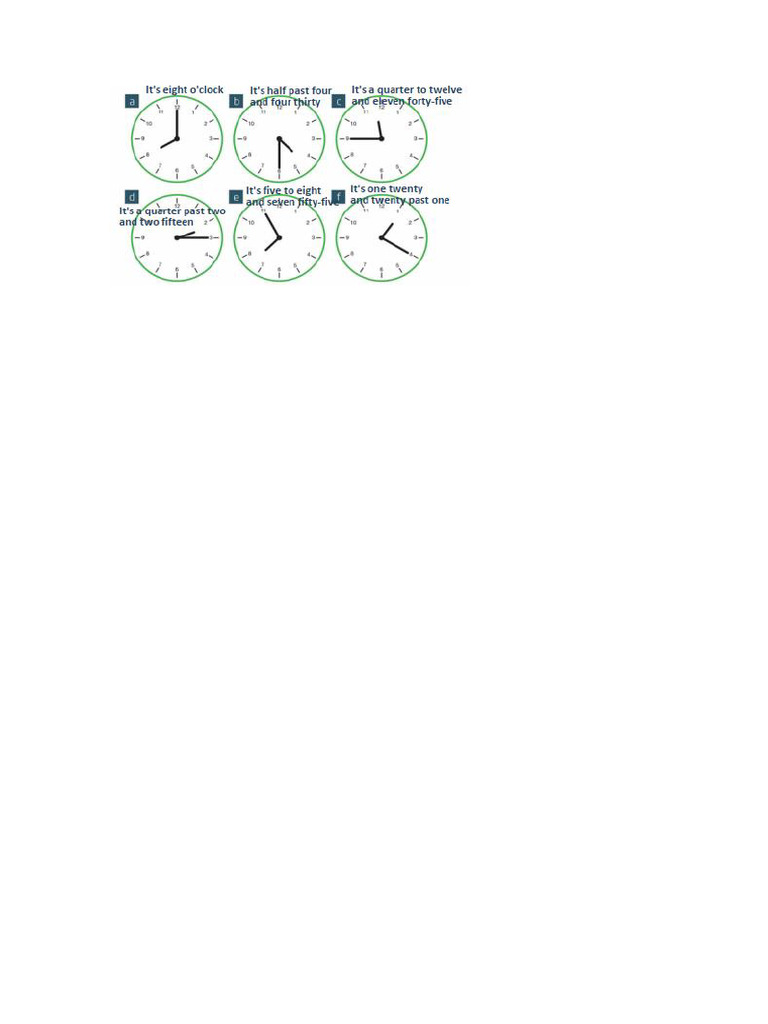 Examples of hours | PDF