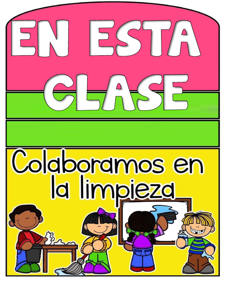 Super Lapiz Vertical Normas Decora Tu Clase | PDF