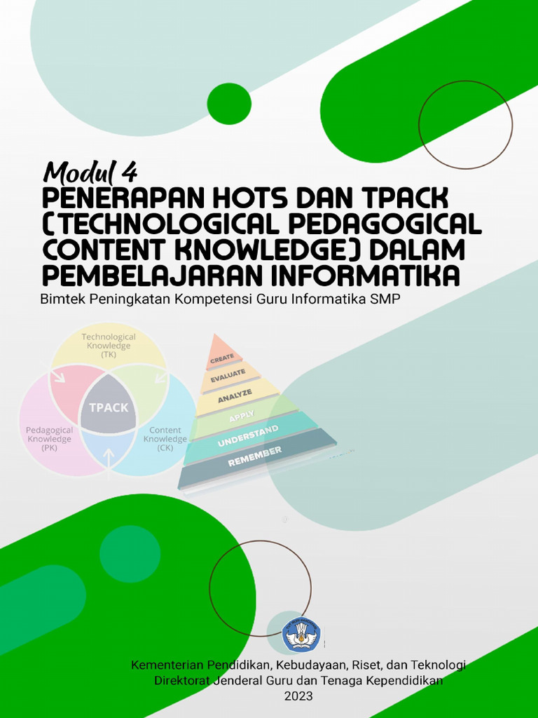 Modul 4 SMP - Penerapan HOTS Dan TPACK Dalam Pembelajaran (FINAL) | PDF