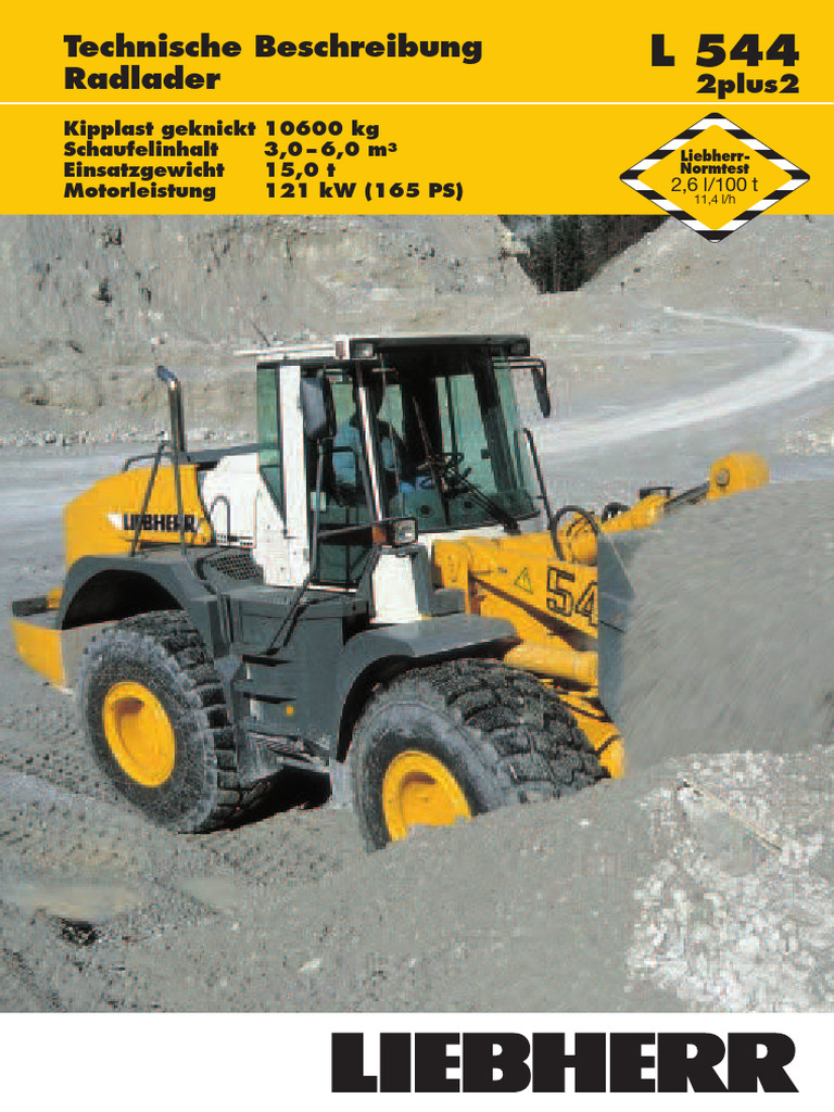 Liebherr Loaders Spec 1c01f6 | PDF
