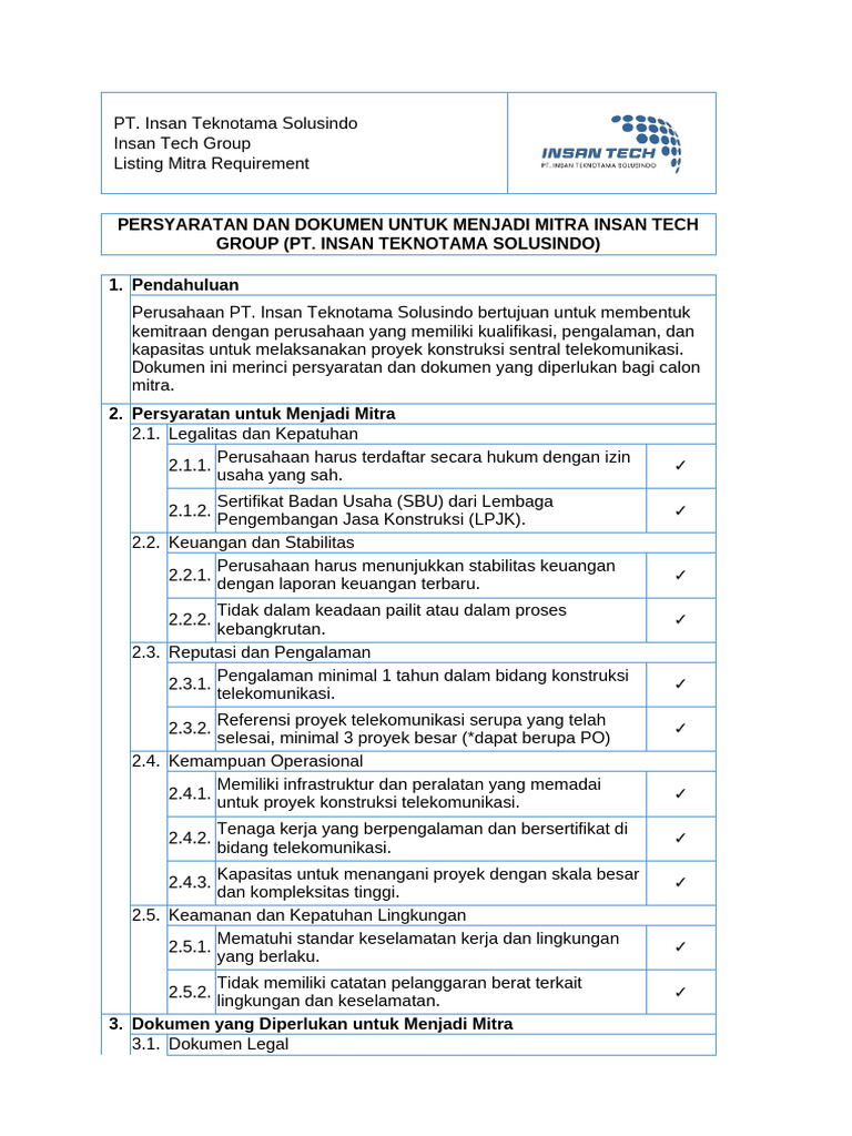 Form Verifikasi-Insan Tech | PDF