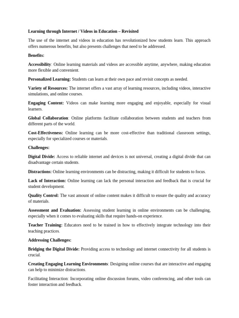 Ict Week 8 | PDF | Educational Technology | Learning