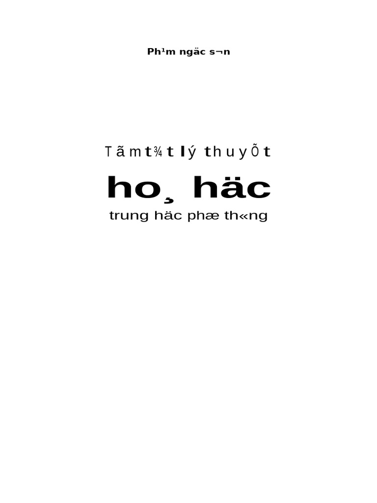 Tom Tat Ly Thuyet Hoa Hoc | PDF