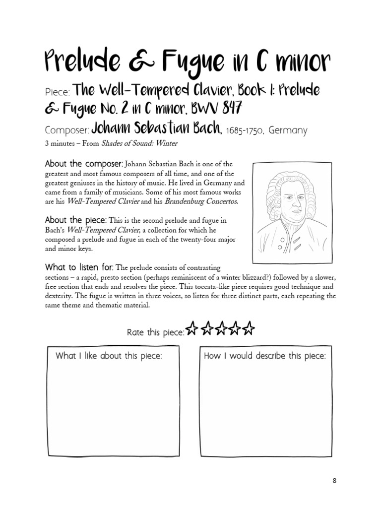 Winter Worksheet Bach | PDF
