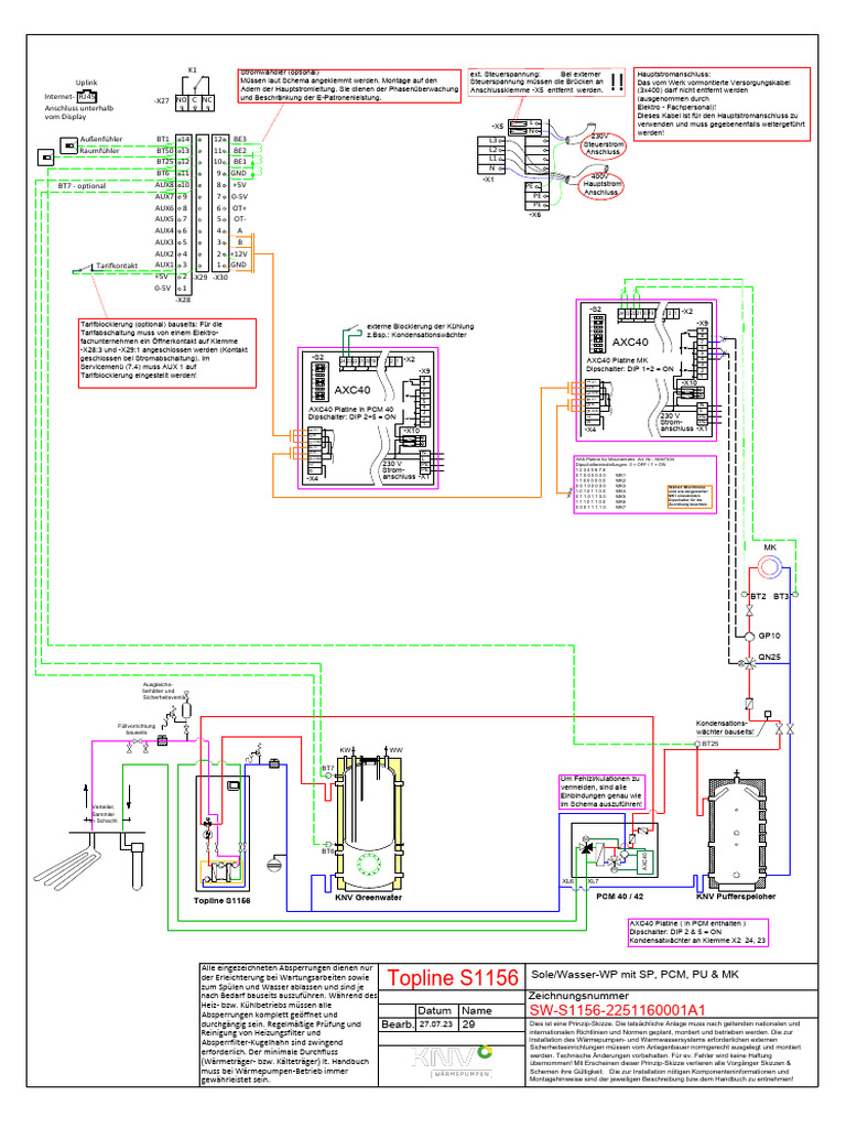Nibe Schematic Detail German | PDF