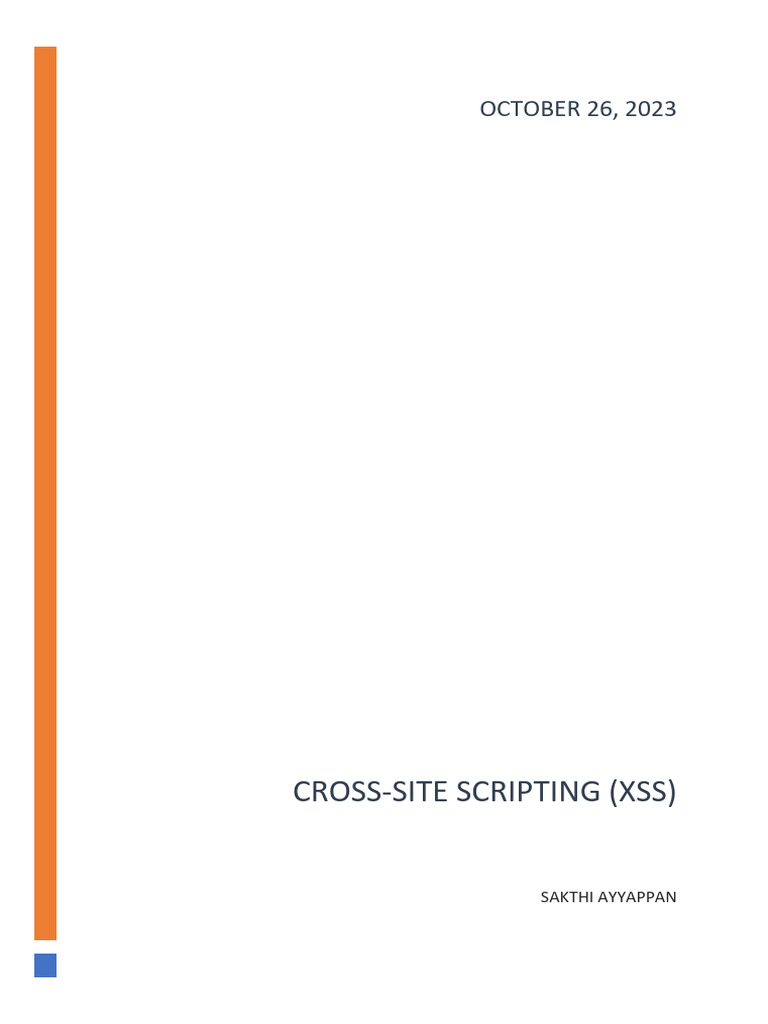 XSS Attacks | PDF