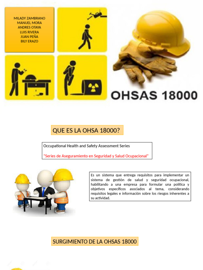 Oshas 18000 | PDF
