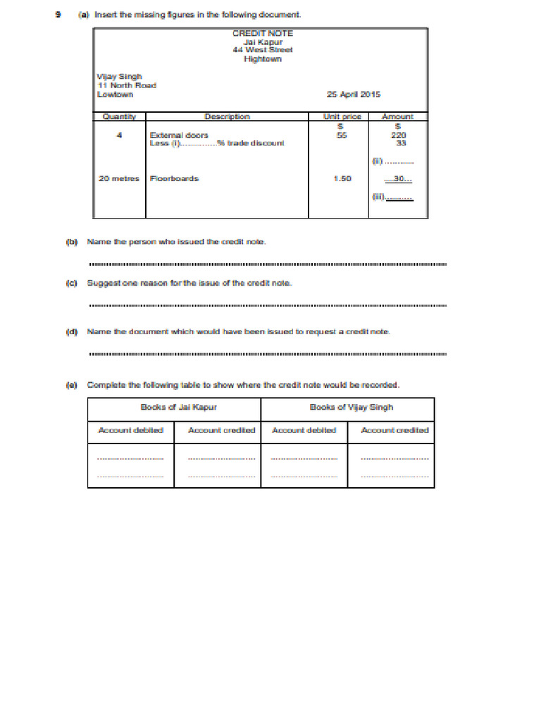 Form 1 Accounting Source Documents | PDF