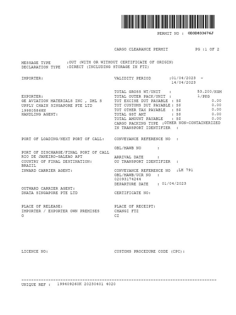 sample GE aviation | PDF