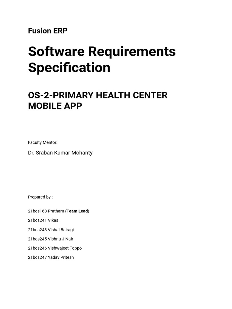 Mobile SRS Final | PDF