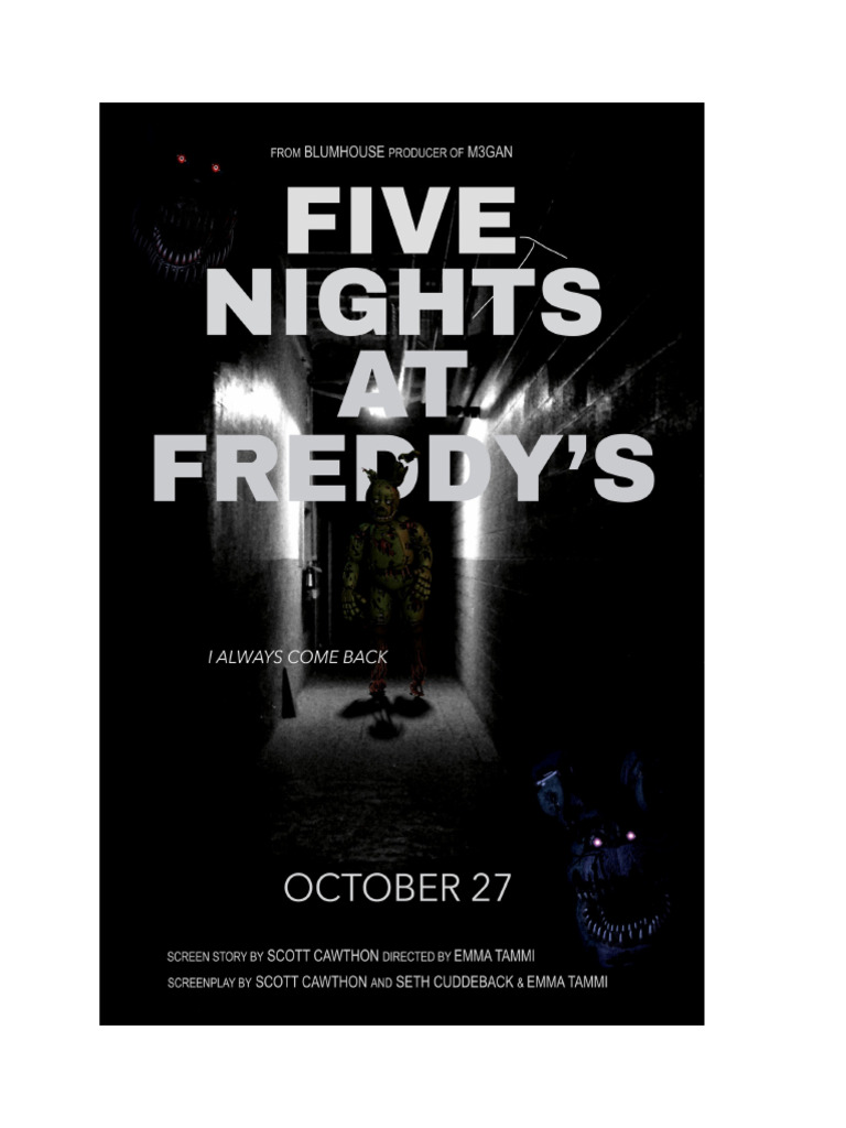 Fnaf Poster | PDF