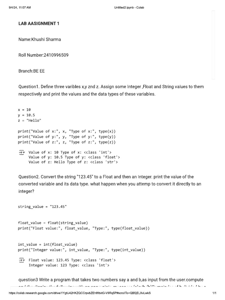 CAM Assignment1 | PDF
