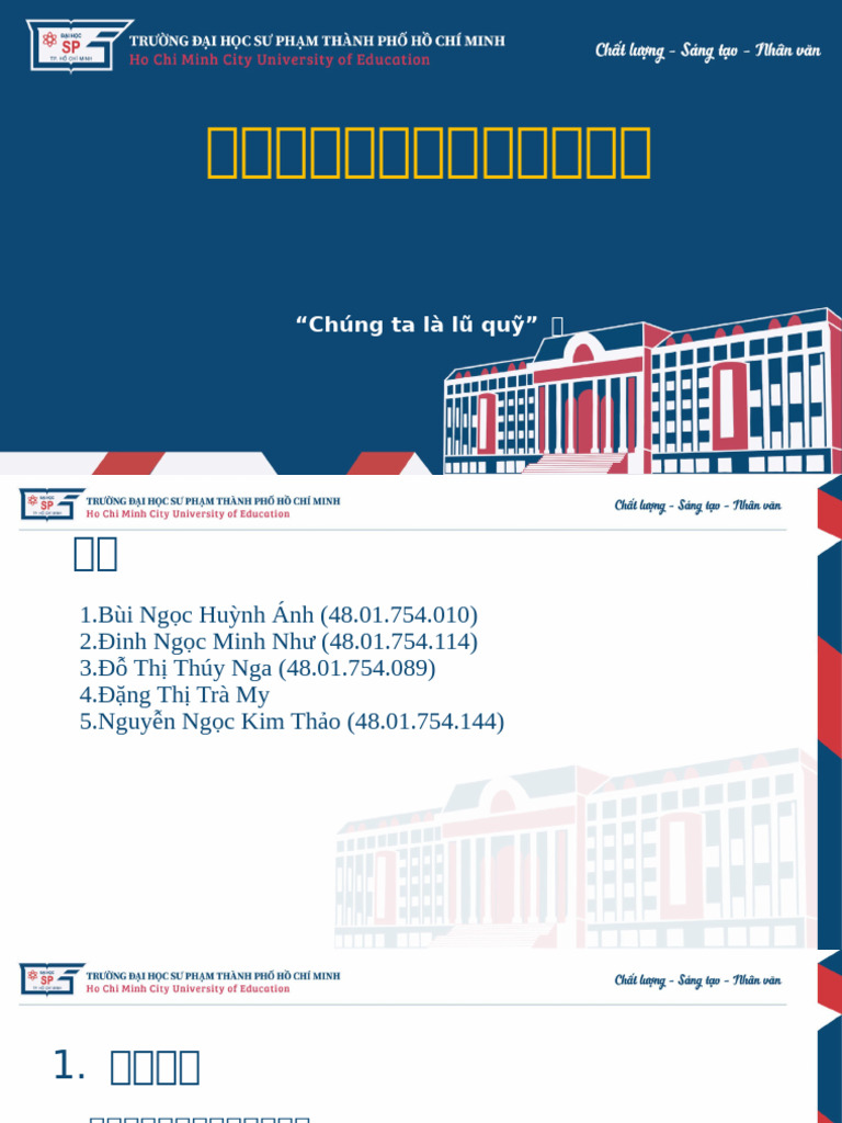 HCMUE - PPT Template | PDF