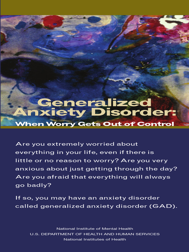 Generalized Anxiety Disorder | PDF