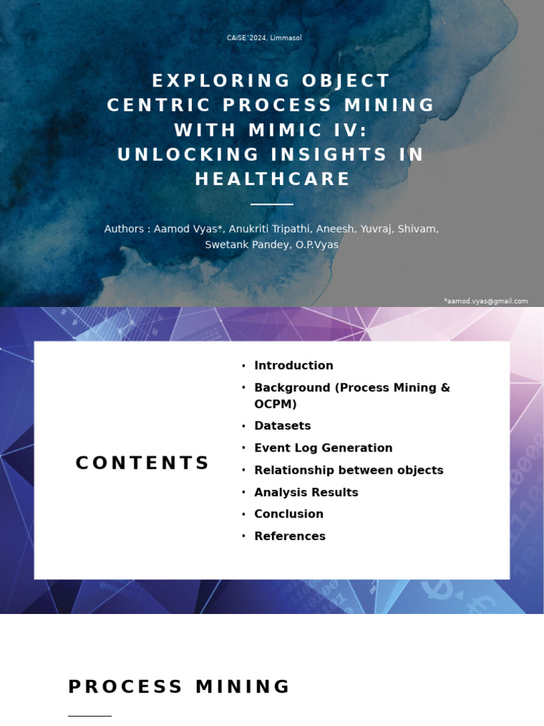 Exploring Object Centric Process Mining With Mimic Iv Pdf Health