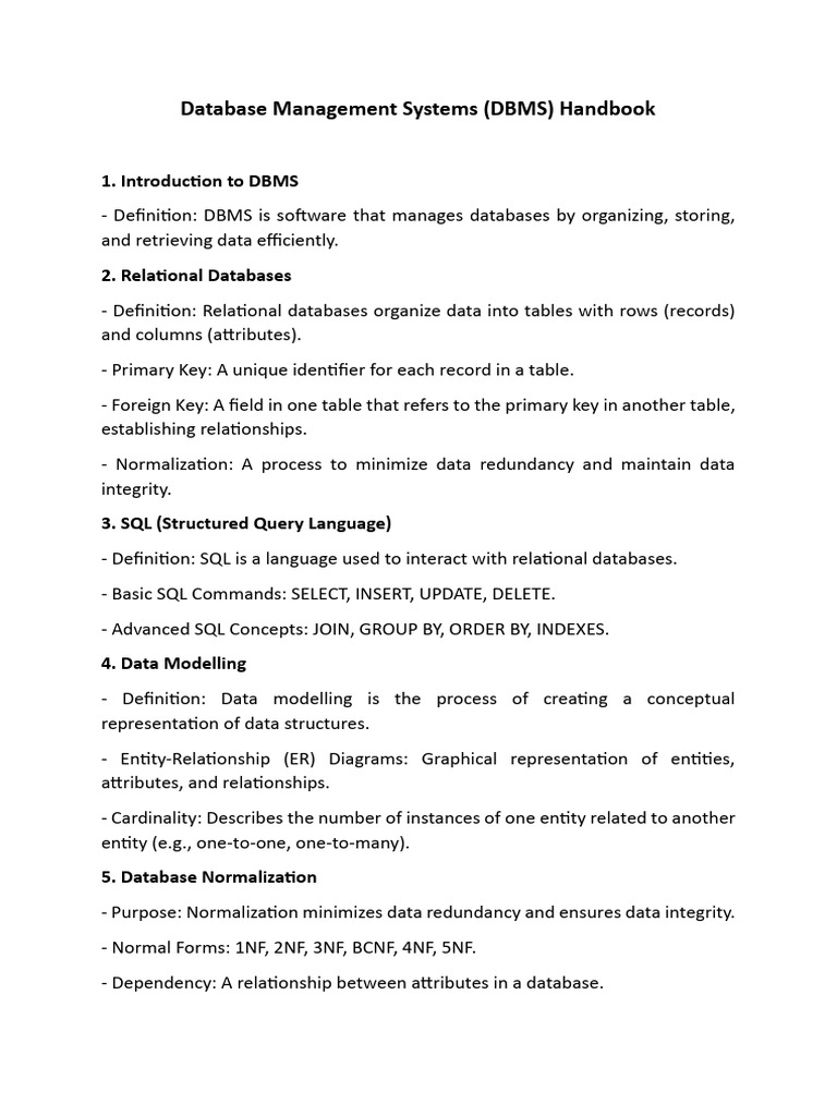 Database Management Systems | PDF