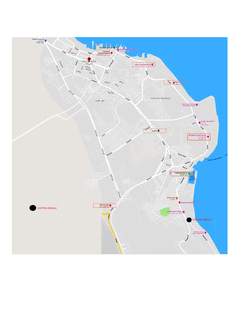 Hurghada PDF Map Free Download | PDF