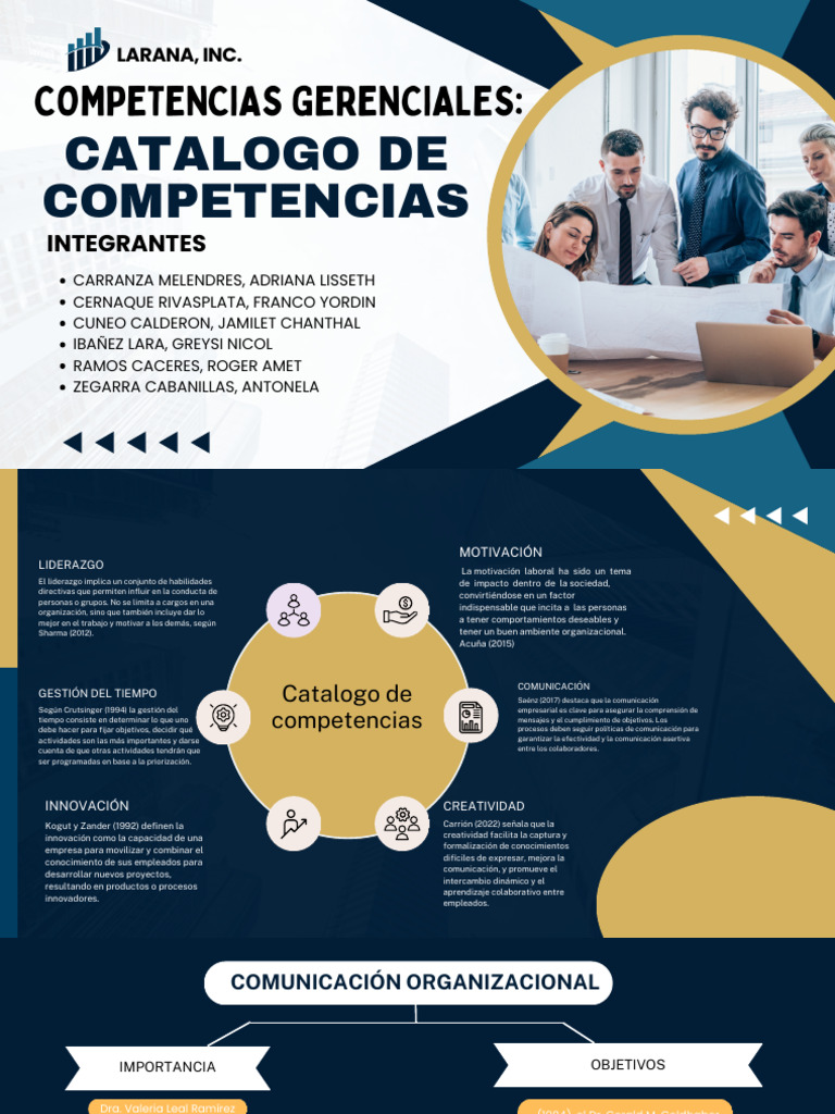 Blue and Gold Minimalist Business Risk Management Presentation | PDF ...