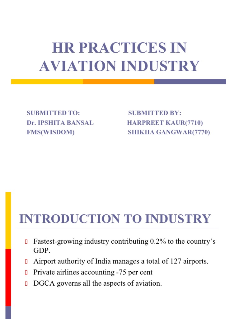 Best HR Practices in Aviation Industry | PDF