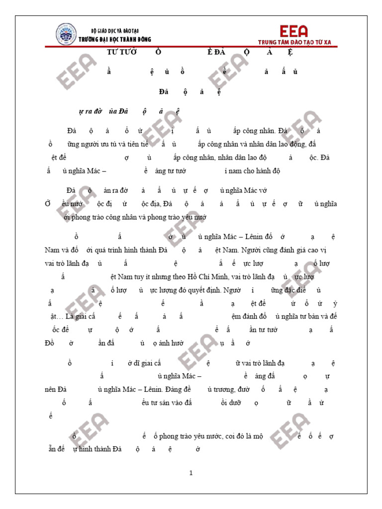 Bai2 Tutuong Hochiminh | PDF