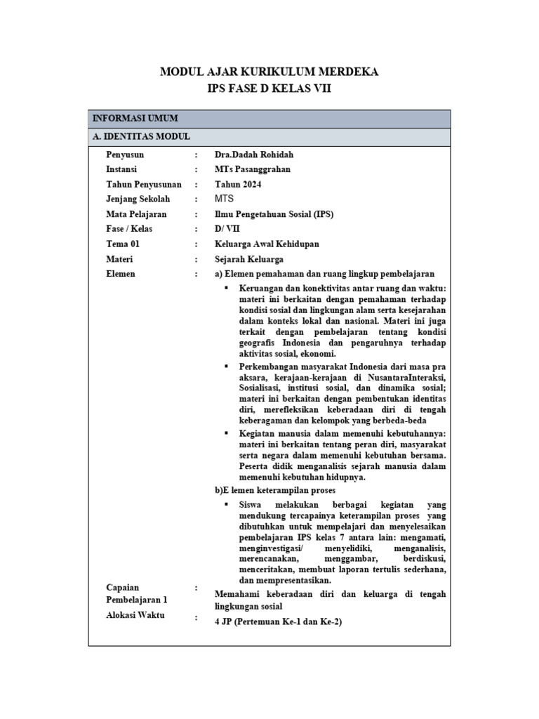 Conoth Modul Ajar | PDF