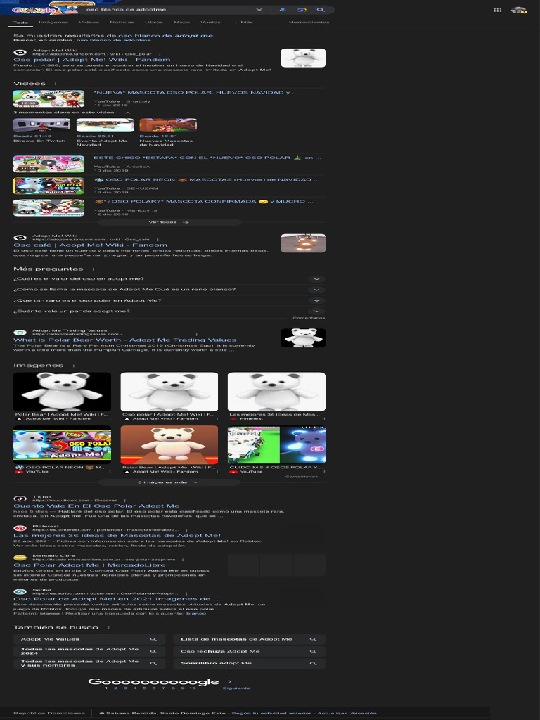 Oso Blanco de Adoptme - Buscar Con Google | PDF